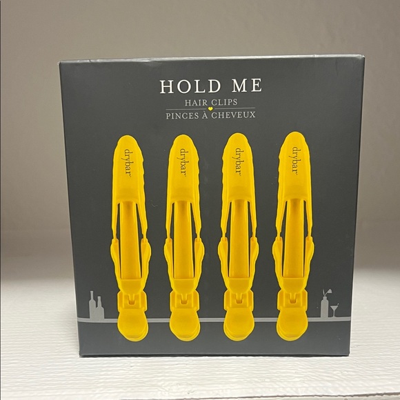 Drybar | Accessories | New Drybar Hold Me Hair Clips Bright Yellow ...